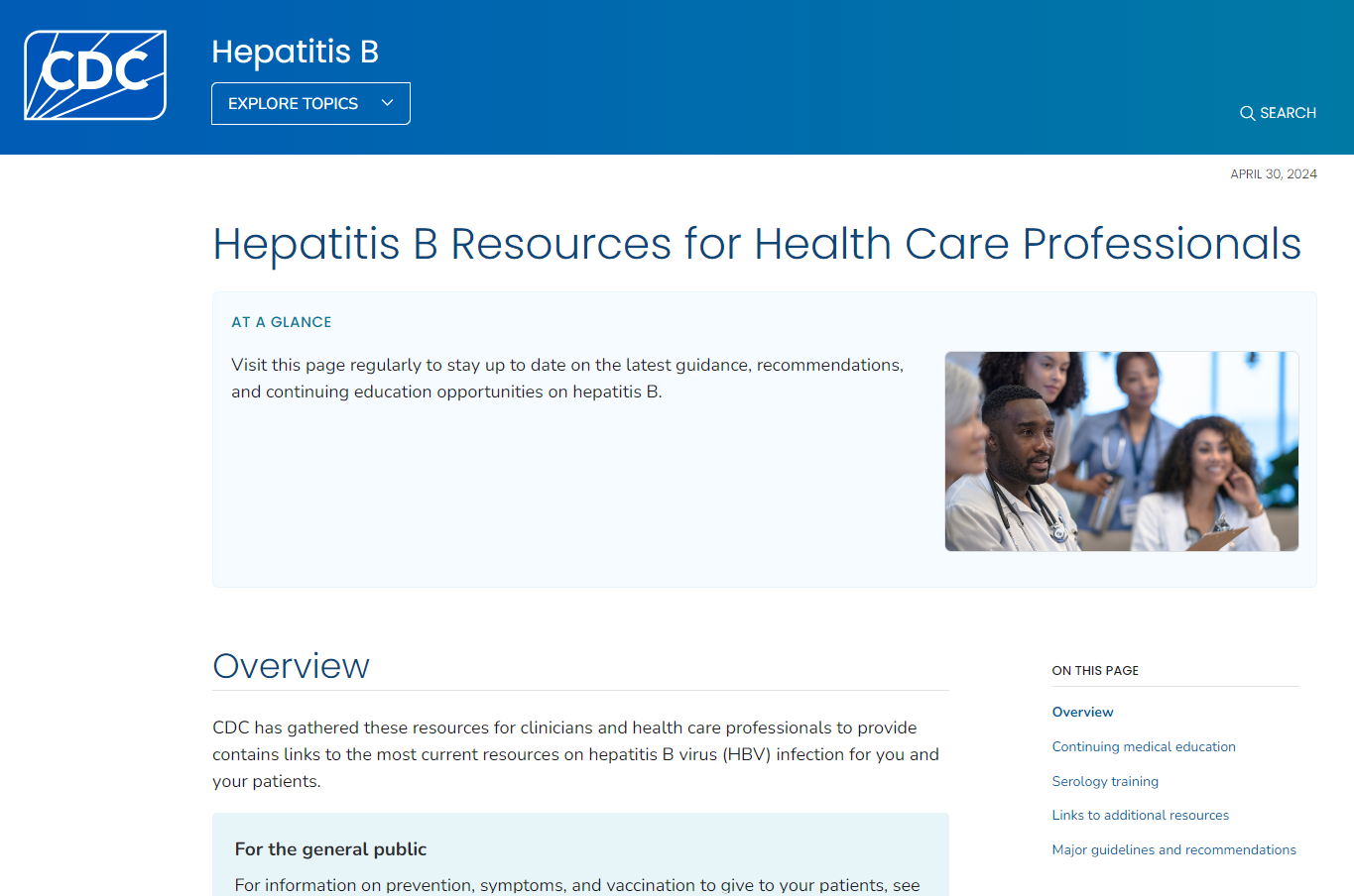 Toolkit Hepatitis B Virus Resources For Health Professionals Vaccine